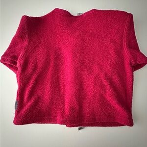 teddy’s choice | Jackets & Coats | Kids Red Fleece Jacket With Animal Pockets | Poshmark